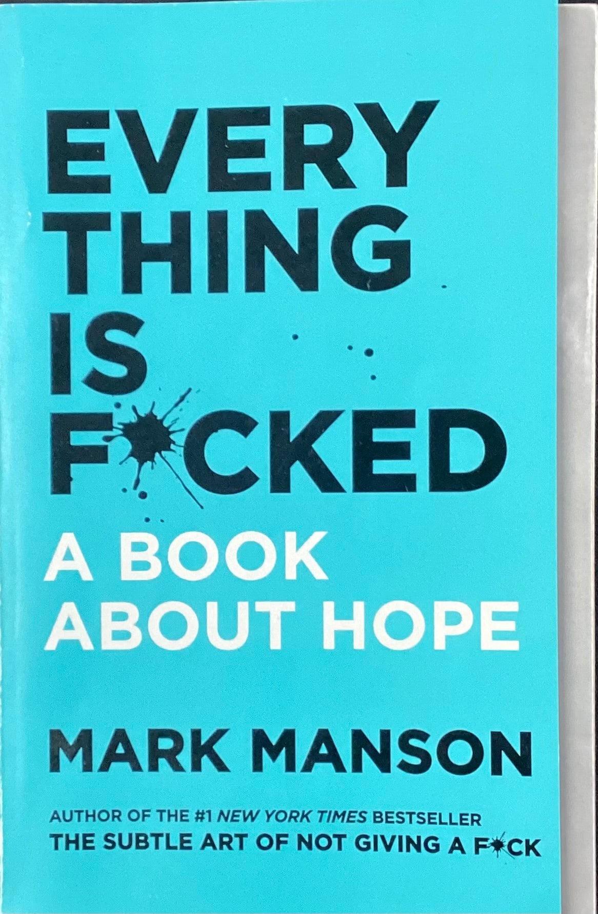 Every Thing Is F*cked, Mark Manson – parkbookworm